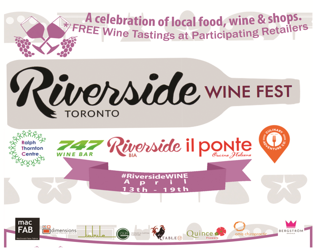 Leslieville and Riverside: Try the Riverside WineFest This April ...
